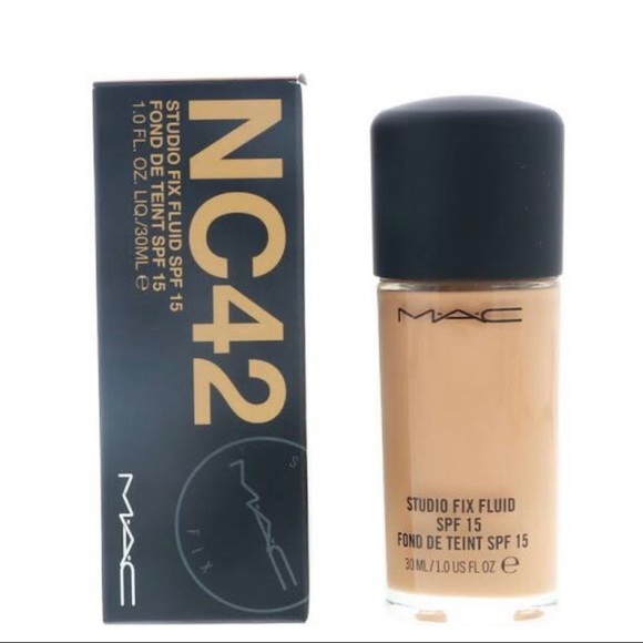 MAC Cosmetics | Makeup | Mac Foundation Studio Fix Fluid Spf Nc 42 ...